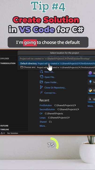 Create Solution in VS Code for C# Tip #4 - YouTube