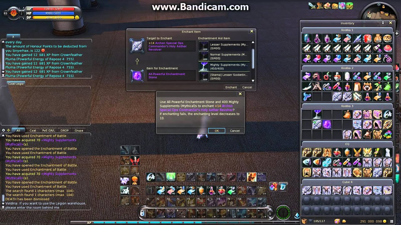 Aion - All Powerful Enchantment Stone +14-15.. about 85% succes rate ye ...