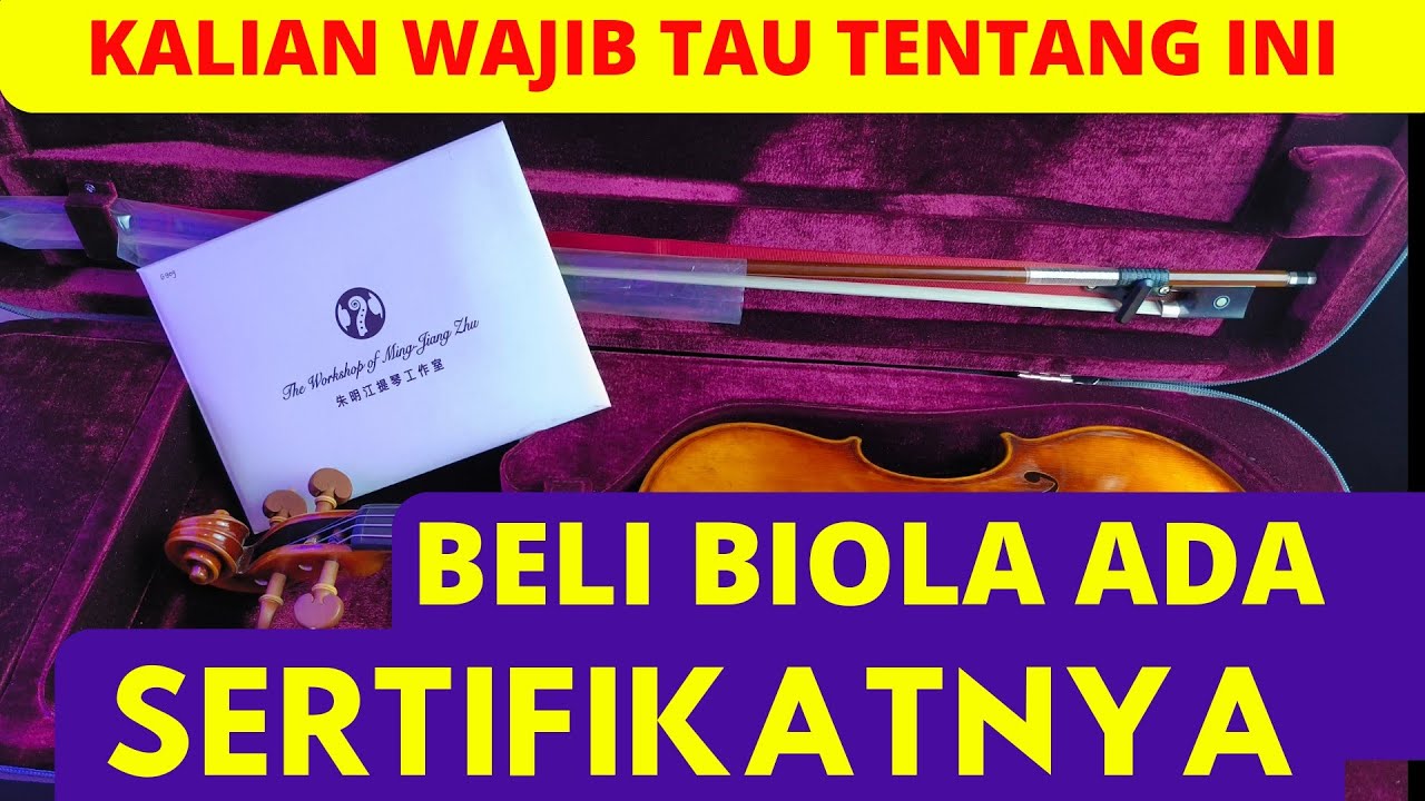 BELI BIOLA ADA SERTIFIKATNYA ? APAKAH SEMUA ADA ? / HANYA BIOLA MAHAL ...