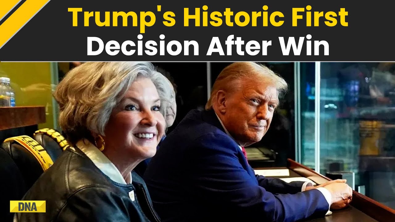 US President Elect Donald Trump's Historic First Decision After Winning ...