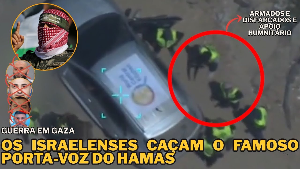Israel caça o famoso porta-voz do Hamas em Gaza. - YouTube