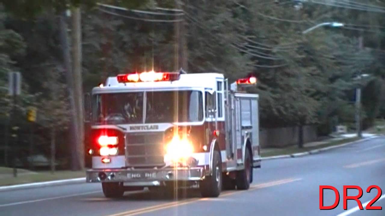 Montclair Fire Department Engine 3 Responding 9-15-13 - YouTube