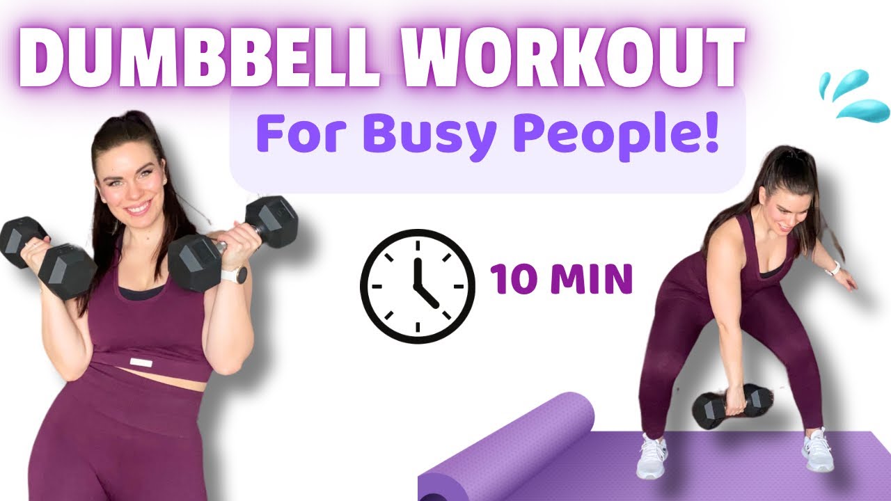10 MIN FULL BODY WORKOUT AT HOME FOR BUSY PEOPLE! Get Stronger At Home ...