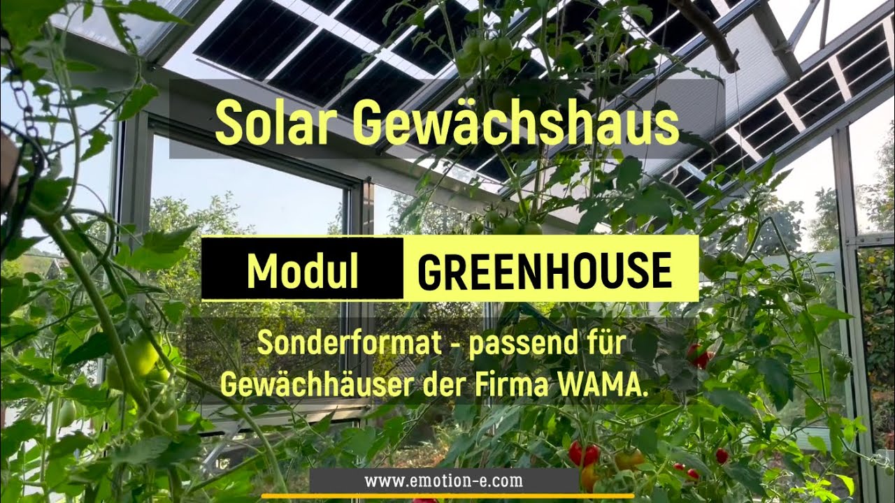 Solar Bewsserung Gewchshaus