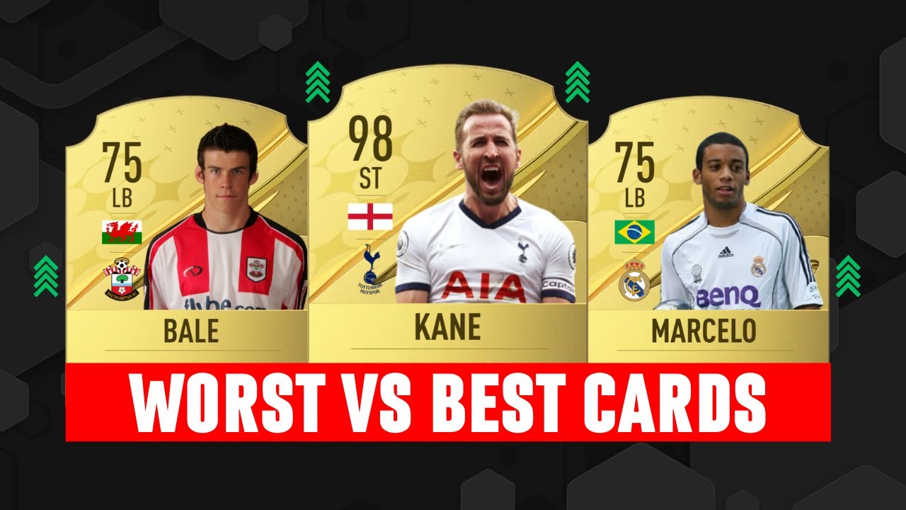 Footballers WORST VS BEST Ever FIFA Cards | Part 6 😱😲 - YouTube