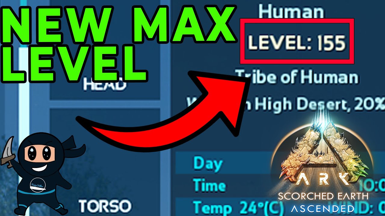 How to reach the Max level of 155 in Ark Survival Ascended - YouTube