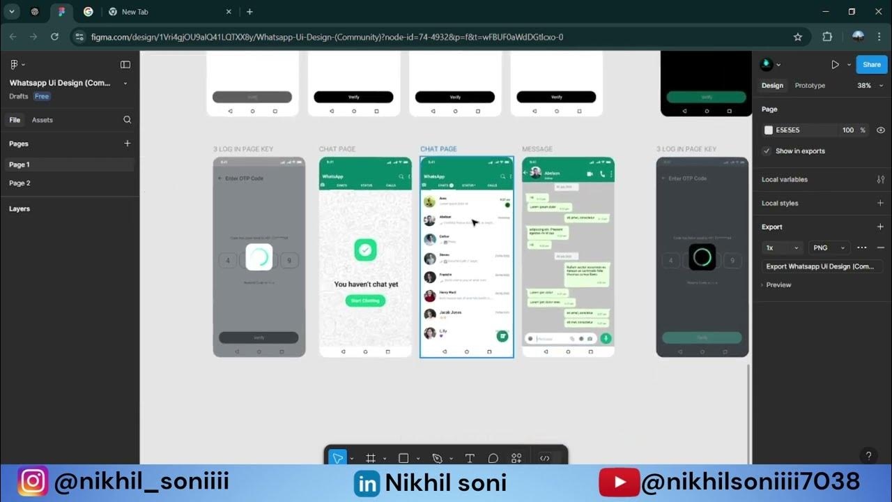 What'sApp Clone in Flutter [Part - 3] | flutter series | lecture - 18 - YouTube