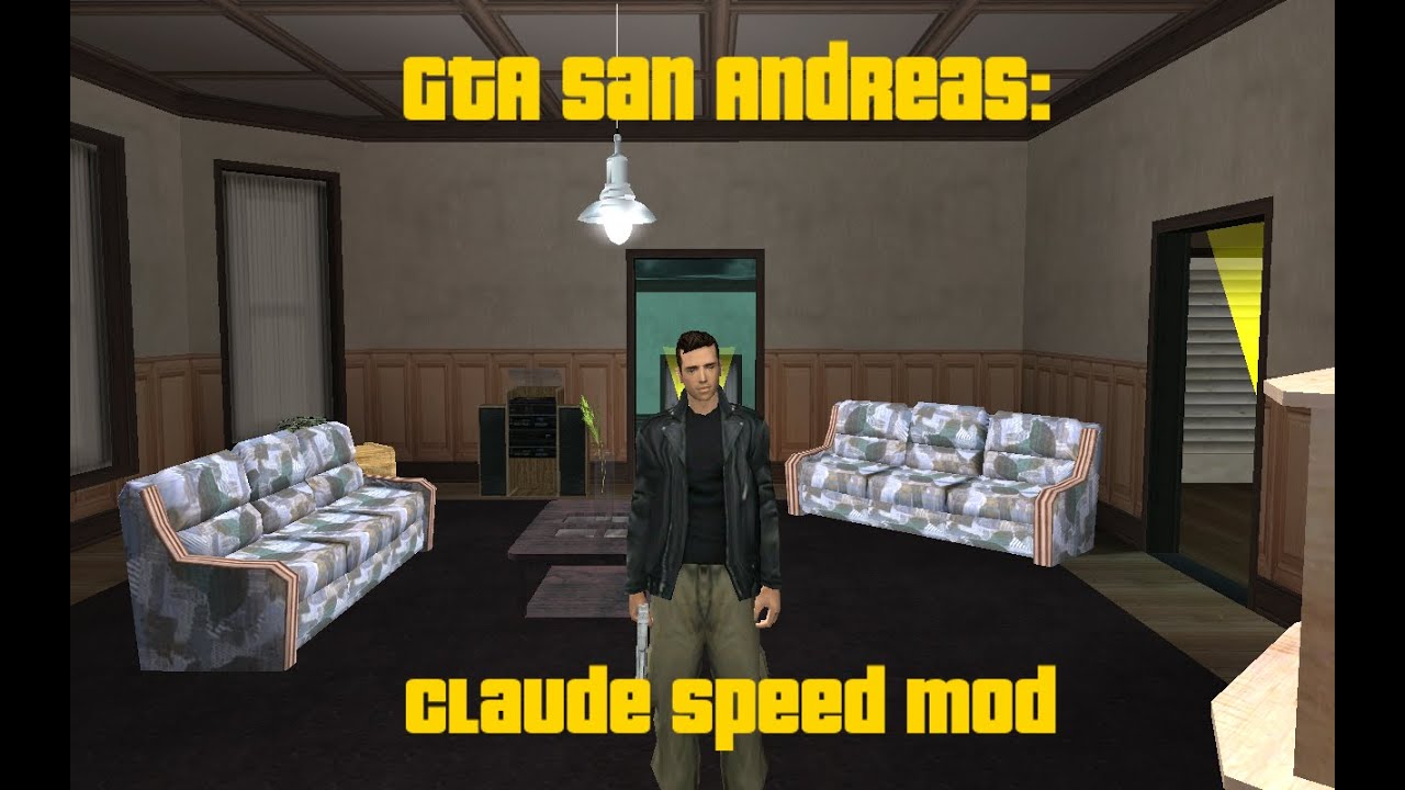 gta sa claude speed mod - YouTube
