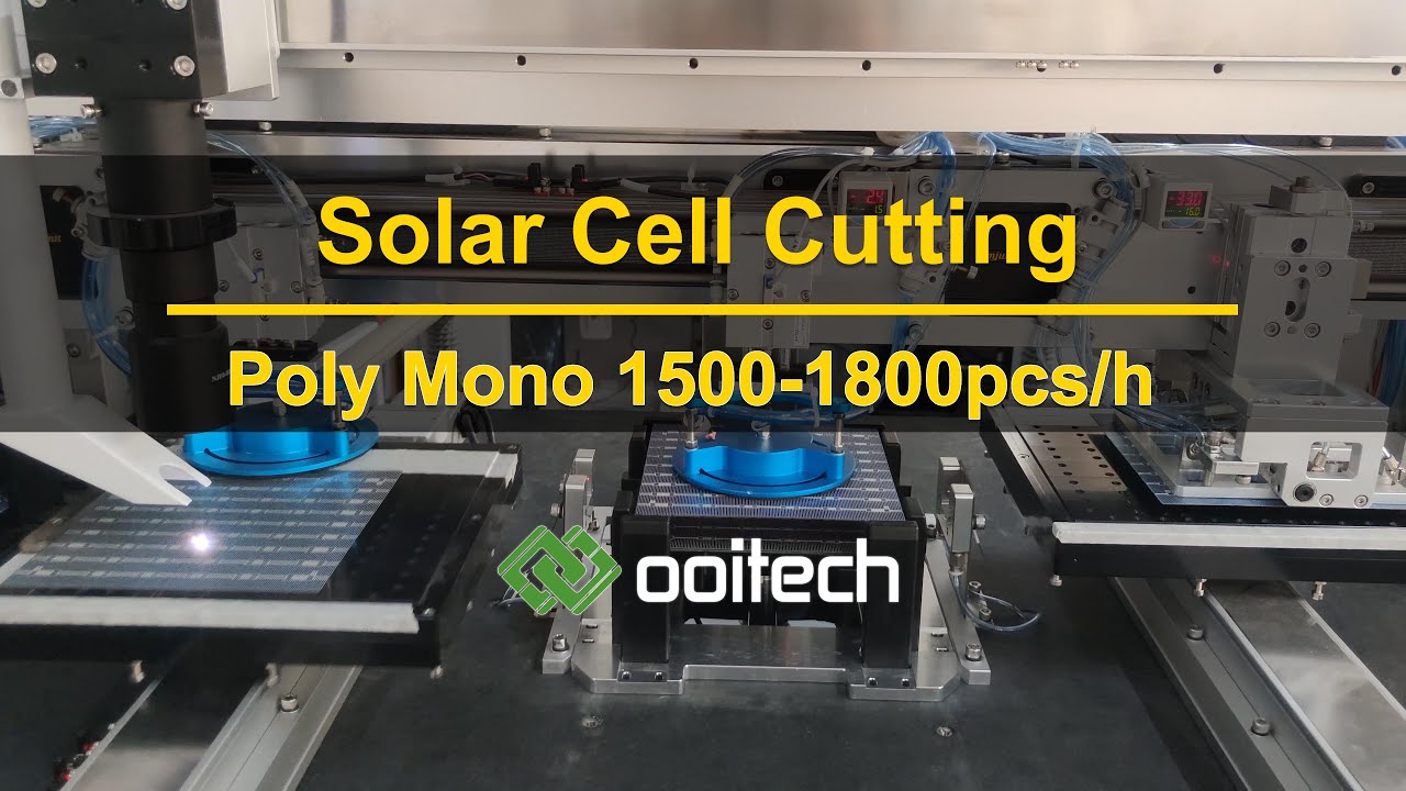 Poly and Mono Solar Cell Laser Cutting - YouTube