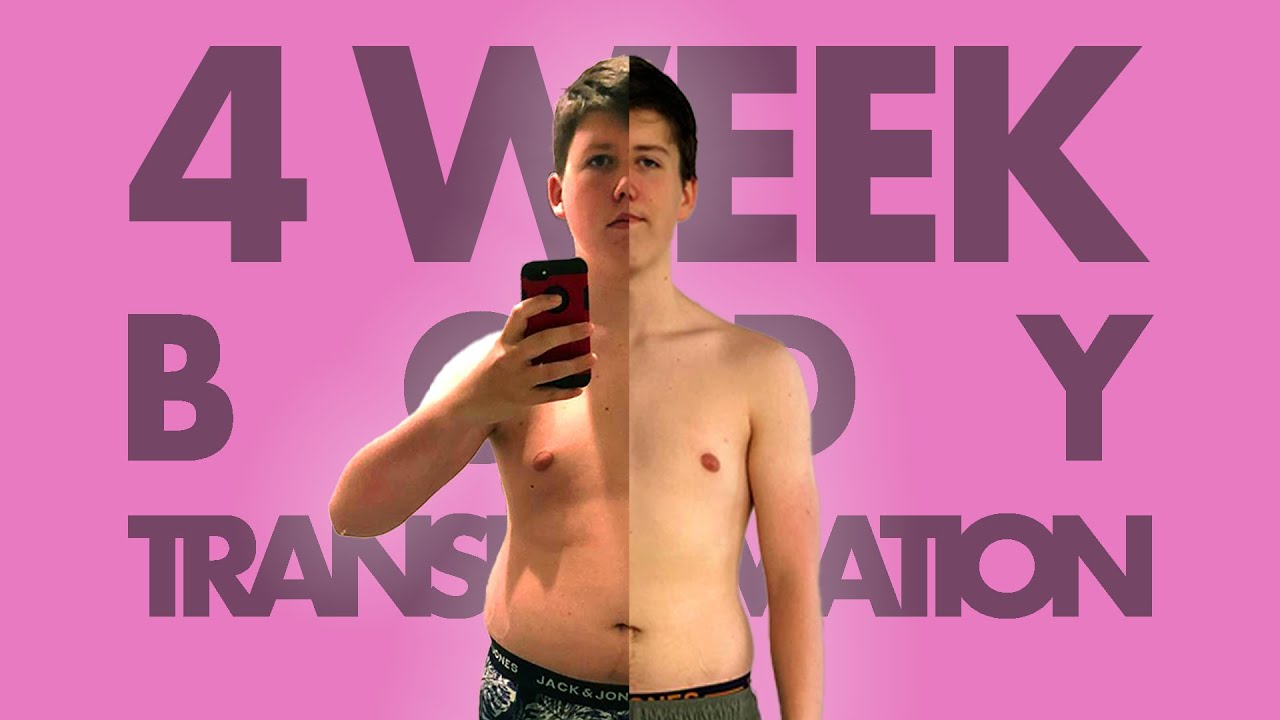 MY 4 WEEK BODY TRANSFORMATION - YouTube