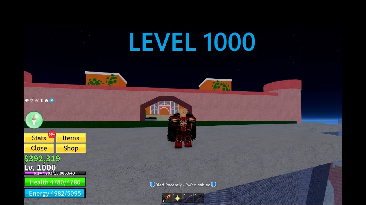 Blox fruit i got lvl 1000!!! - YouTube