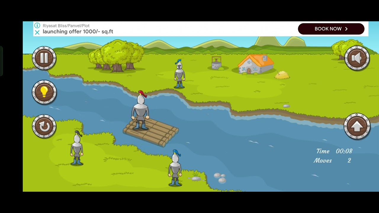 River crossing solution for level 2. - YouTube