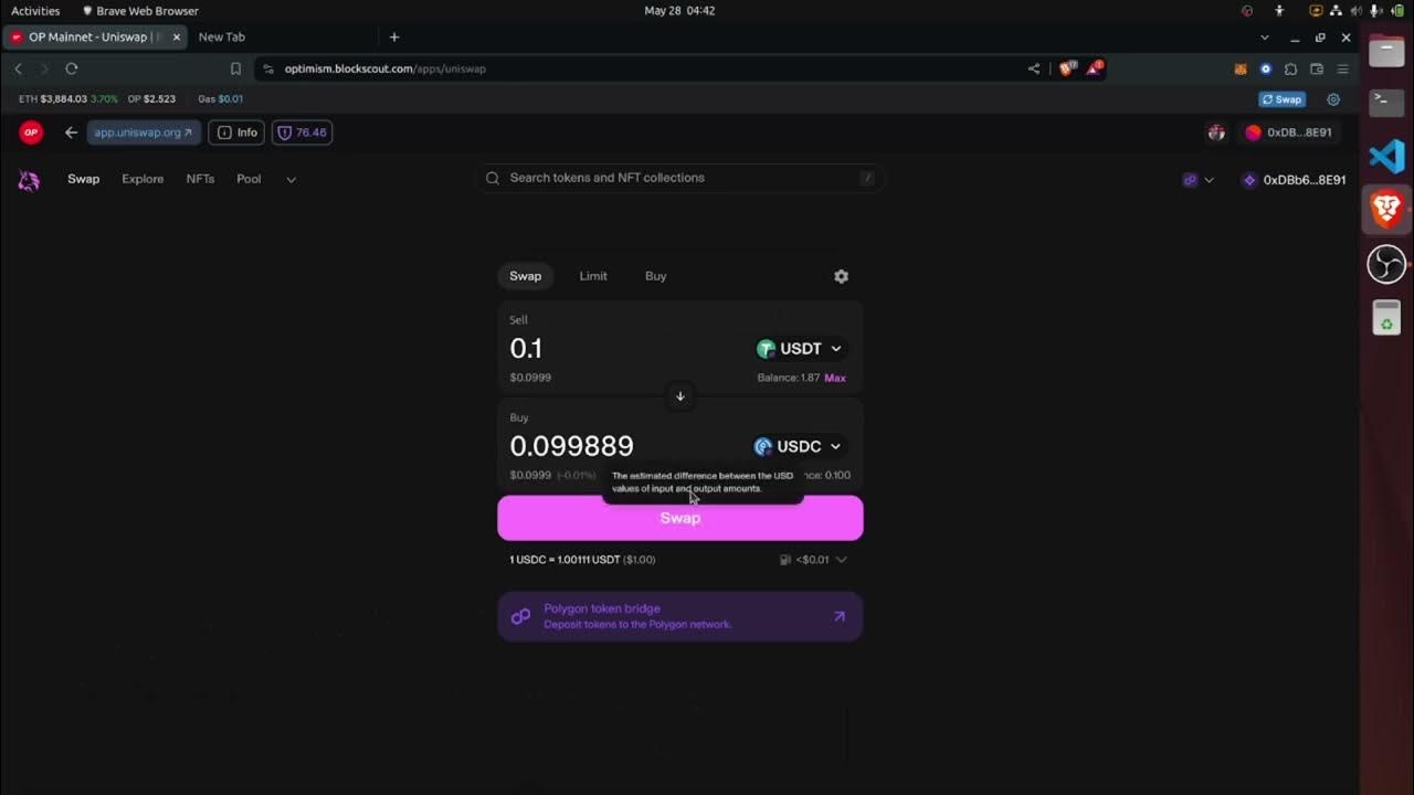 Swap tokens on uniswap in 3 simple steps - YouTube