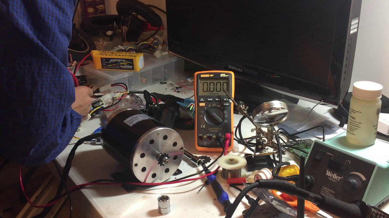 24V 500W DC motor - YouTube