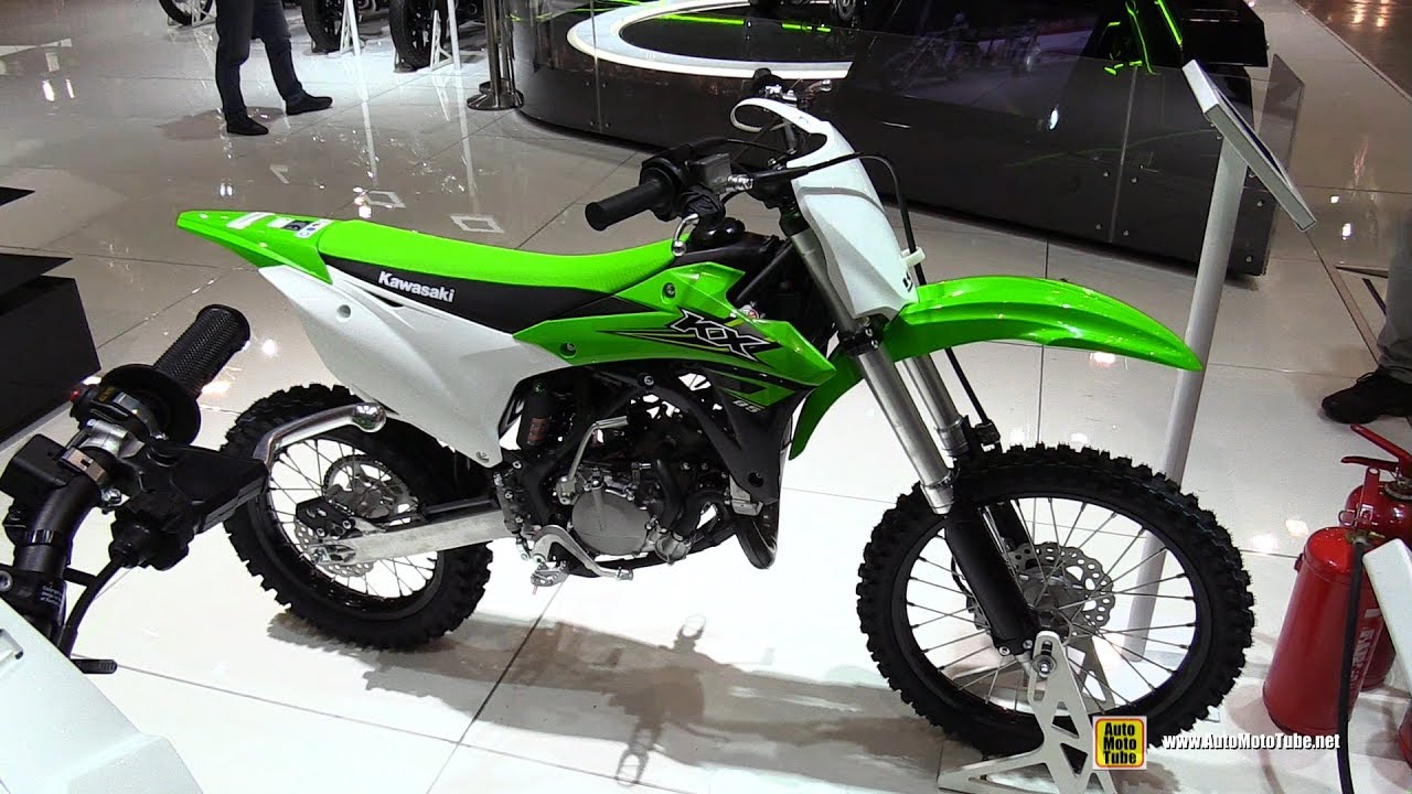 2017 Kawasaki KX85 - Walkaround- 2016 EICMA Milan - YouTube