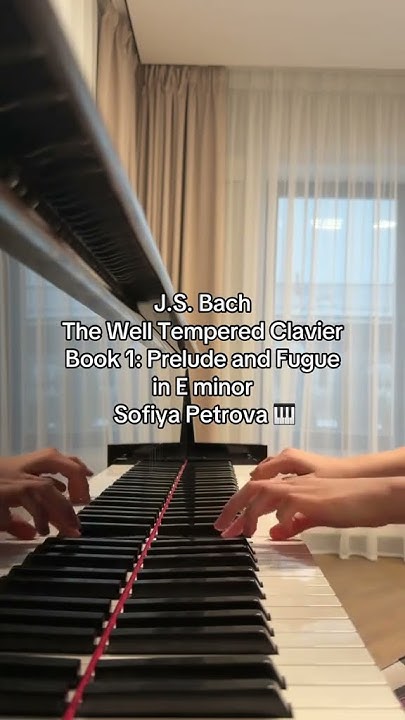И С Бах ХТК 1 том Прелюдия и фуга E Moll J S Bach The Wtc Book 1