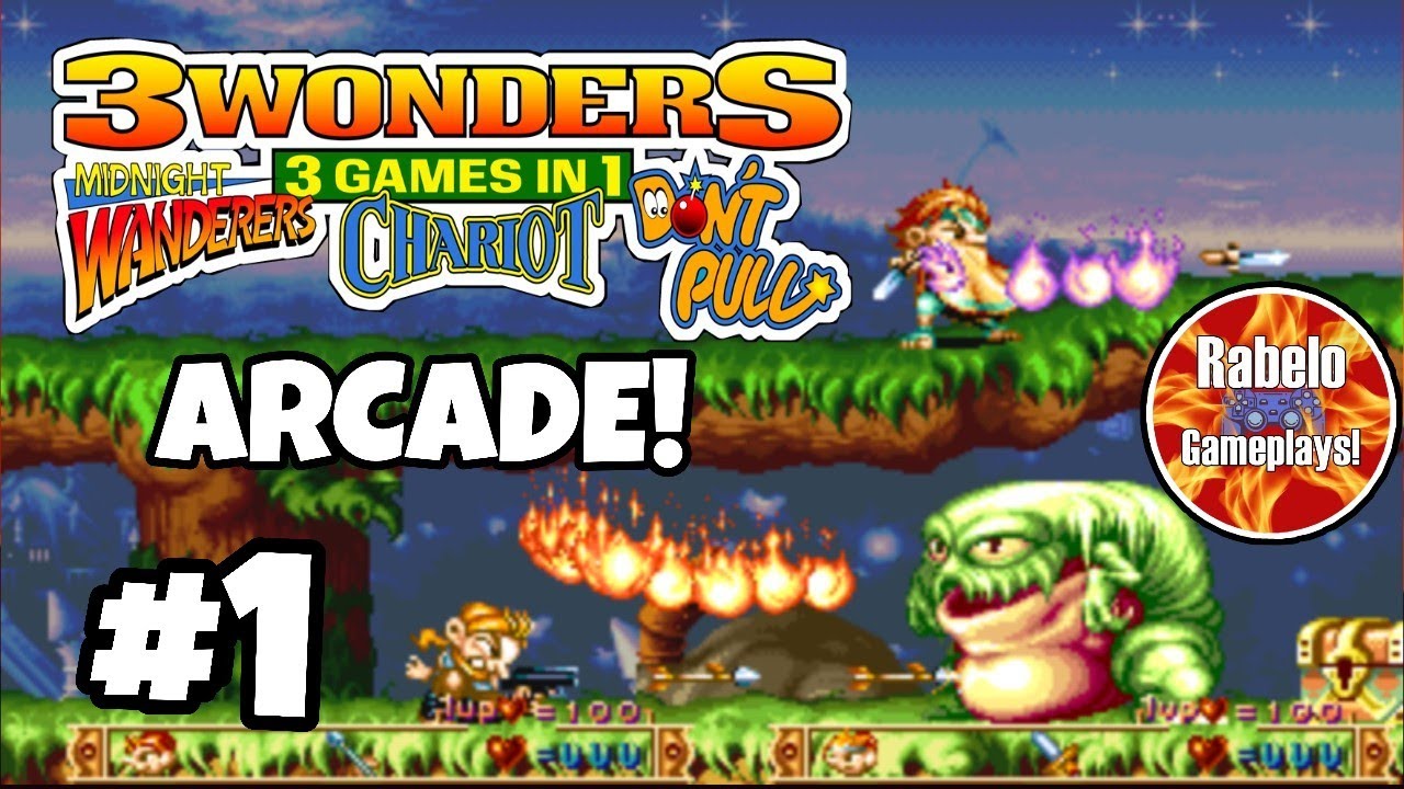 THREE WONDERS (Arcade) #1 - MIDNIGHT WANDERERS (Action) até zerar! | # ...