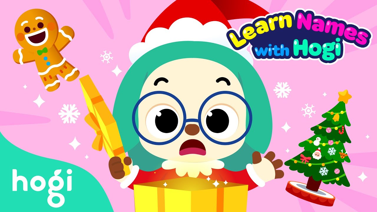 Christmas Presents from Santa! | Learn names with Hogi | Christmas ...