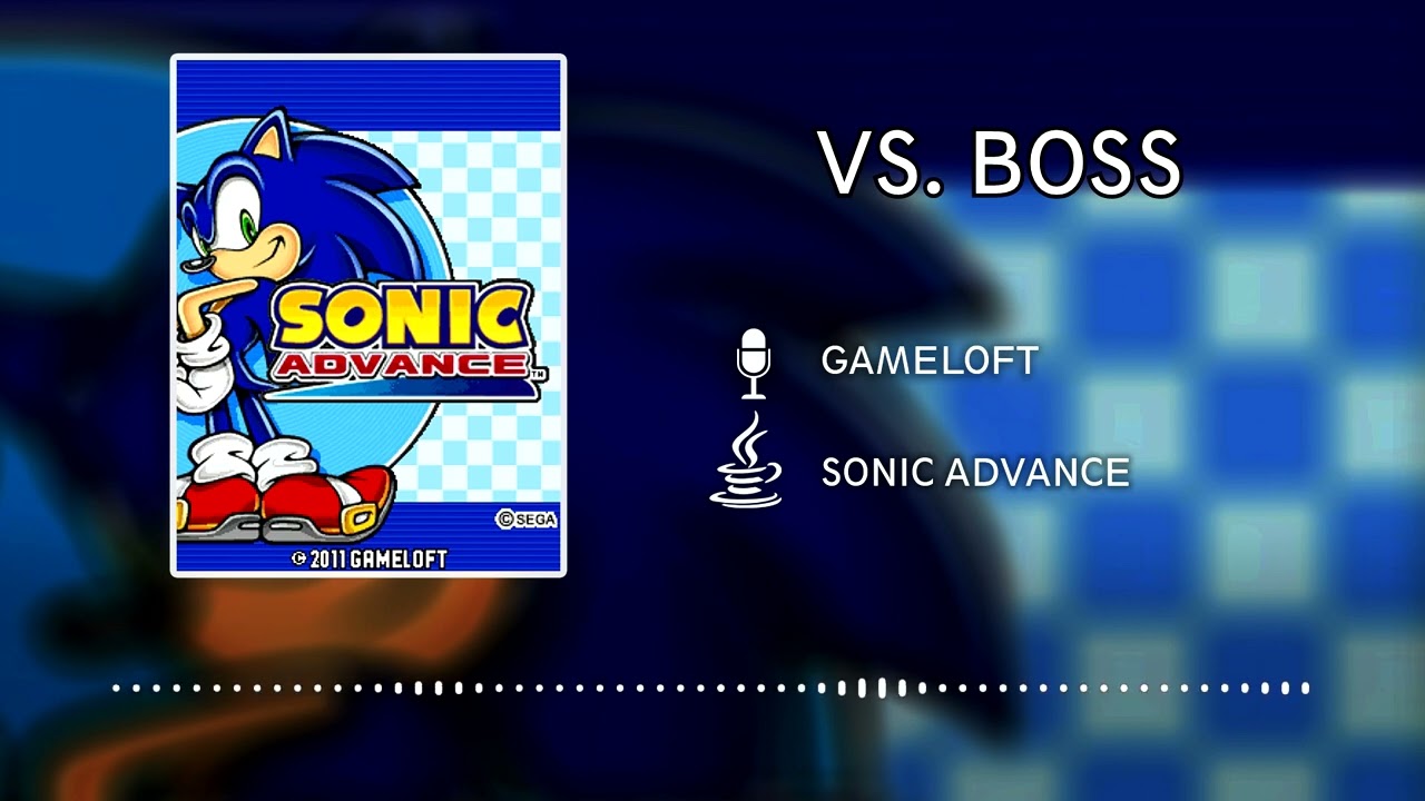 Sonic Advance OST (JAVA) - Vs. Boss - YouTube