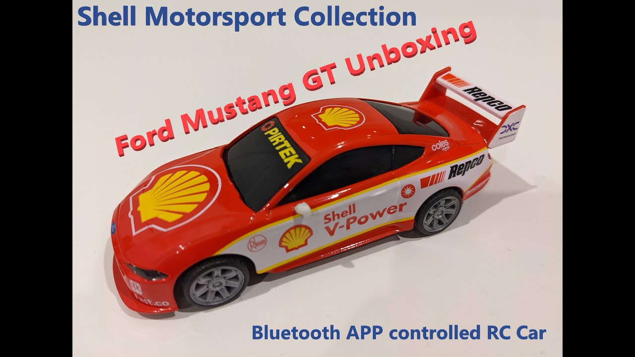 Ford Mustang GT Unboxing - Shell Motorsport Collection. Bluetooth APP ...