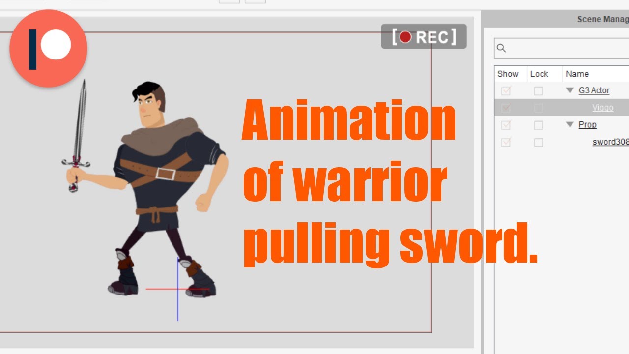 Warrior with sword tutorial. - YouTube