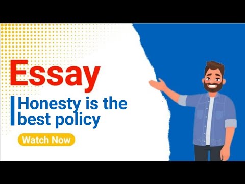 Honesty is the best policy | English Essay | Solution Buddy - YouTube