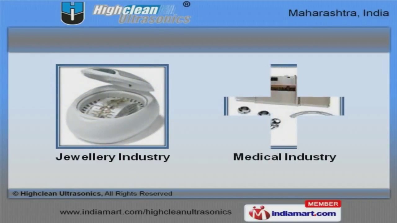 Cleaning Machines by Highclean Ultrasonics, Vasai - YouTube