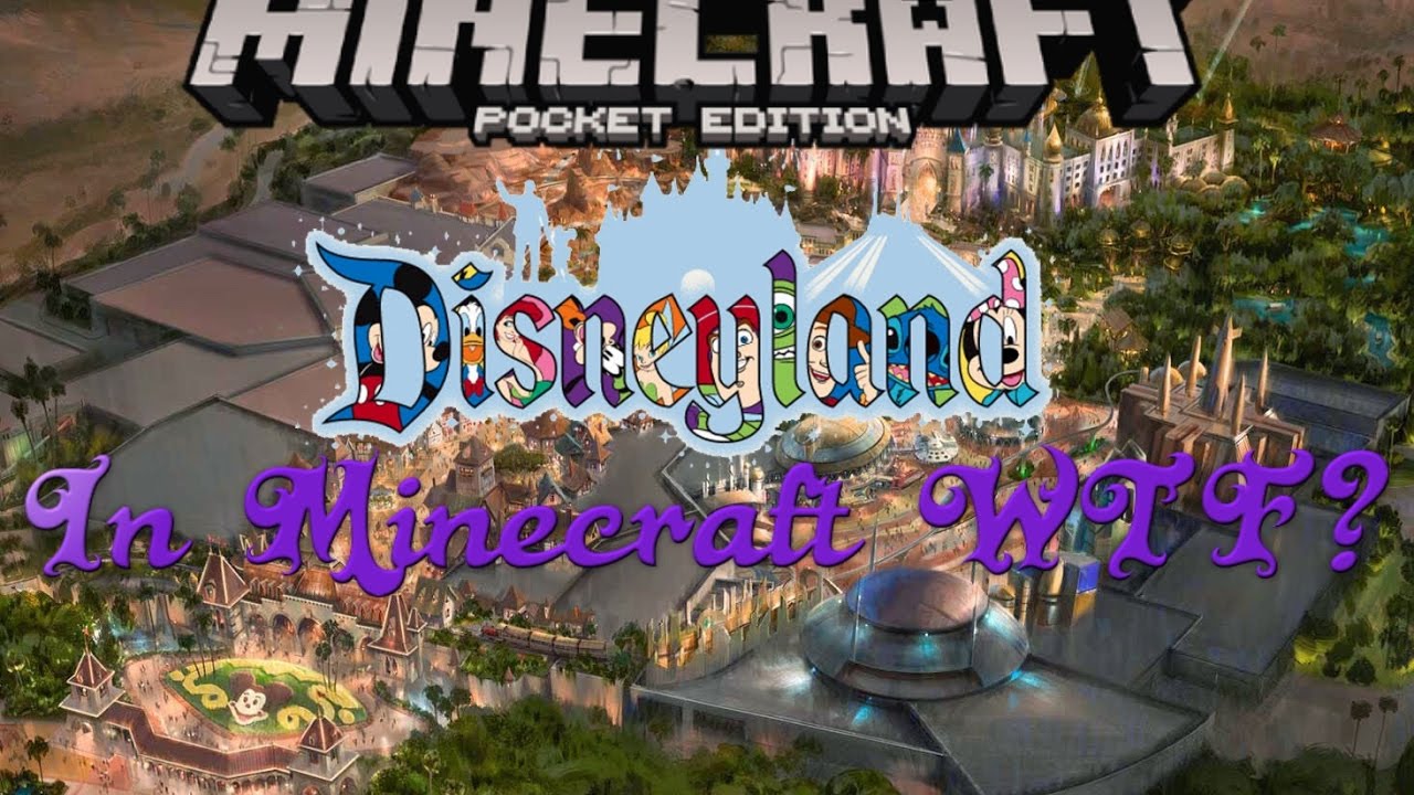 Minecraft PE| Exploring Disney land??| Quick Disney Land map showcase ...