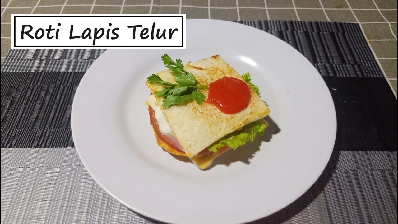Roti Panggang dengan telur, keju dan daging asap... - YouTube