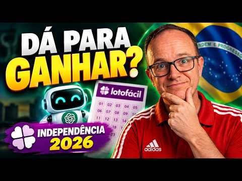 Lotofácil da Independência 2026: Testei 3 PROMPTS DE IA… E Olha o Resultado!
