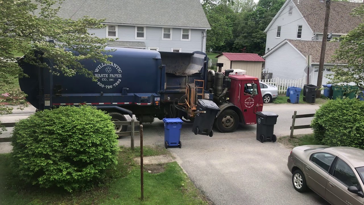 Mack LE600 Labrie Automizer (Willimantic Waste ASL19) - YouTube