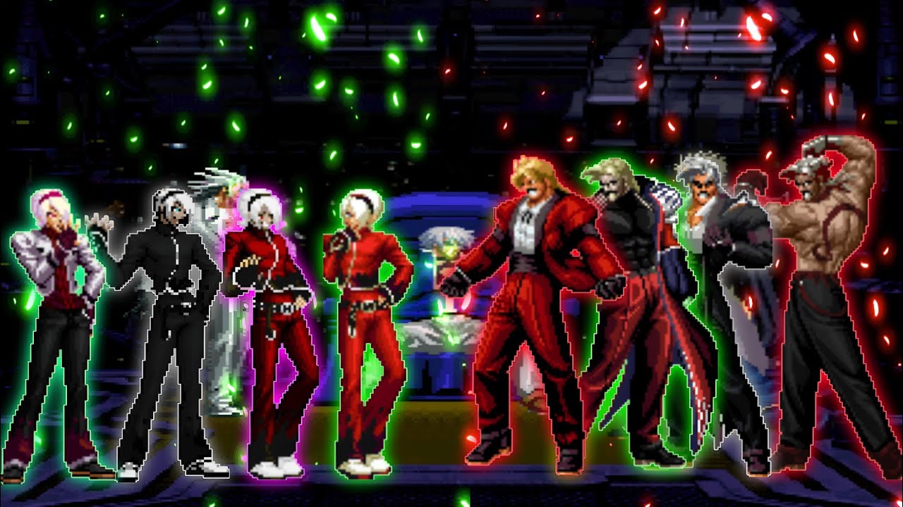 [KOF Mugen] Ash Crimson Team VS. Rugal Bernstein Team - YouTube