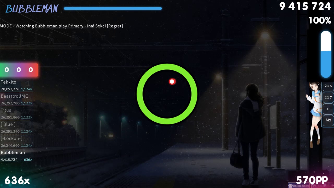 [8.2⭐] Bubbleman | Primary - Inai Sekai [Regret] 1st +HDHR FC 99.83% ...