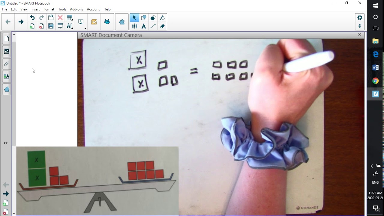 solving 2 step equations using algebra tiles - YouTube
