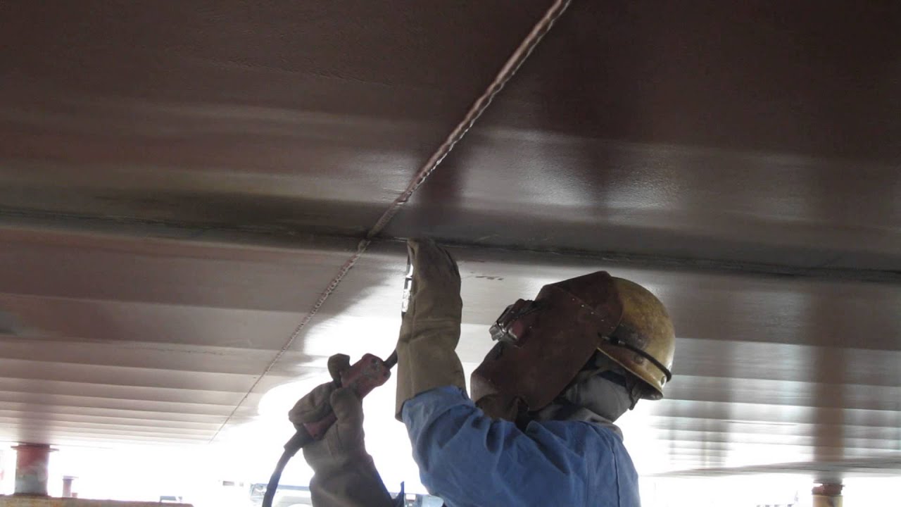 back gouging ( FCAW X-ray repair) - YouTube