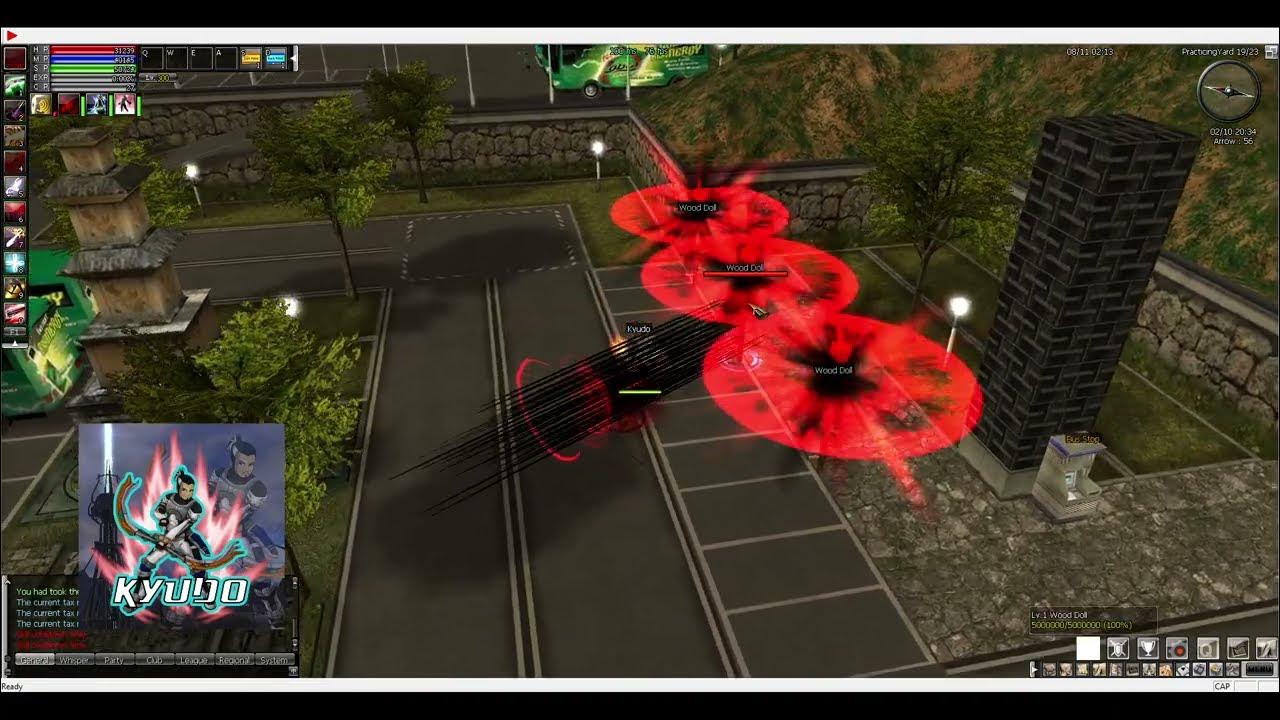 ARCHER POW/DEX (RED AND BLACK) SKILL EFFECT RAN ONLINE - YouTube