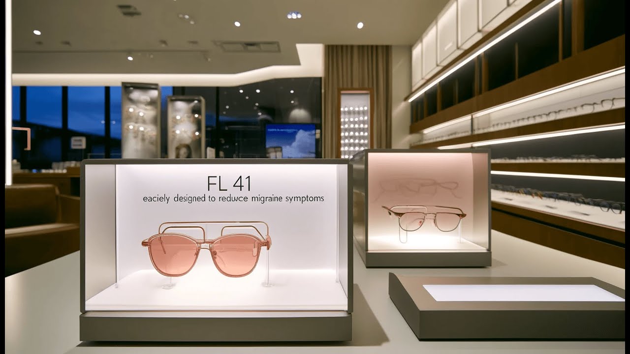 😎 Indoor FL-41 Rose & Outdoor FL-60 Light Sensitivity Glasses | Best FL ...