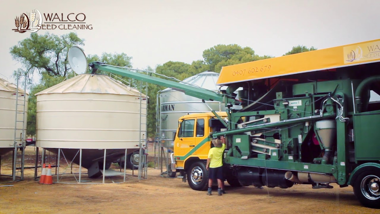 Walco Seed Cleaning Machines - YouTube