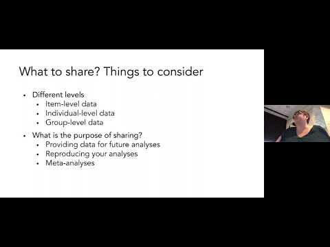 Transparency and Reproducibility using Open Science - YouTube