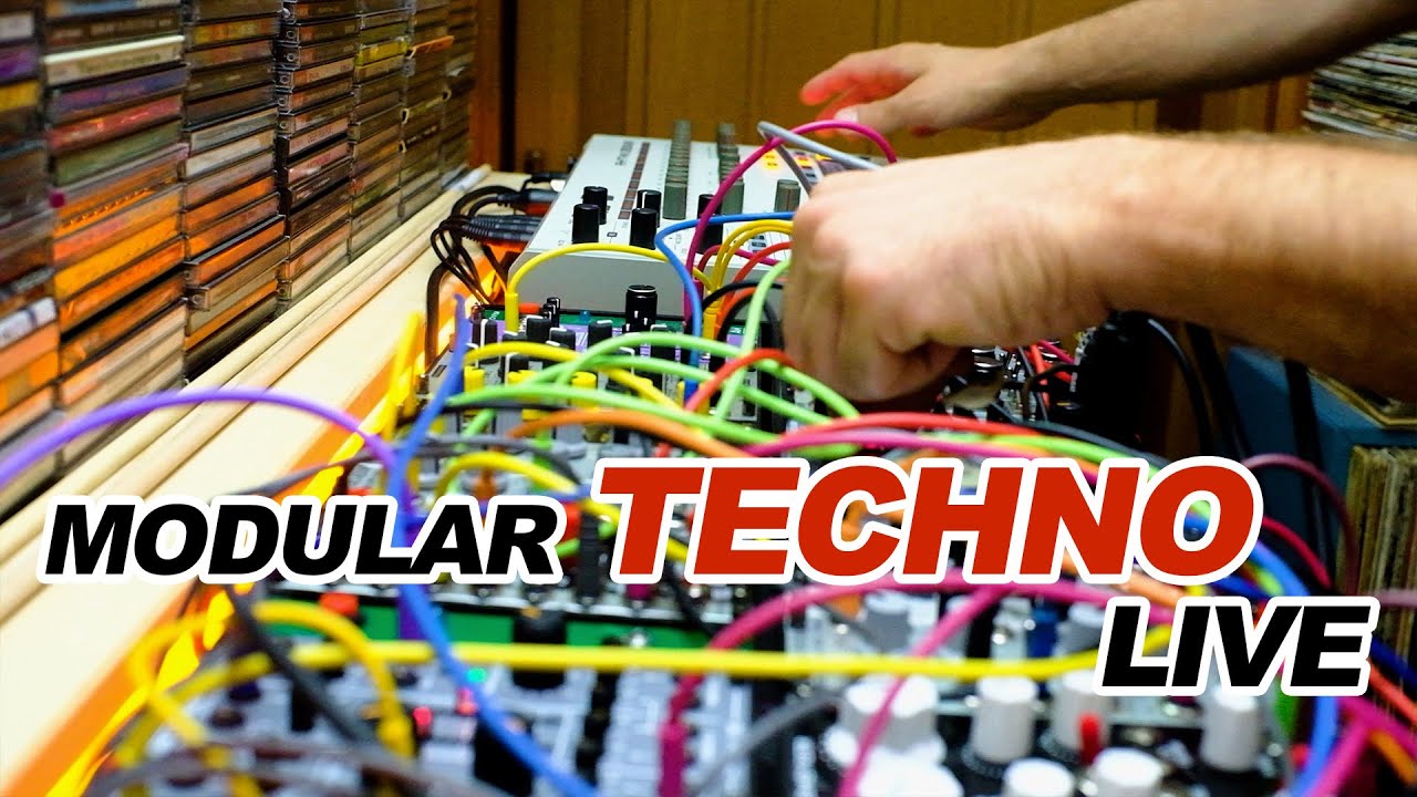 Modular Techno Live + Behringer RD-9 - YouTube