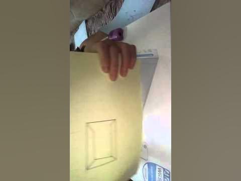 How to draw a 3D rectangle - YouTube