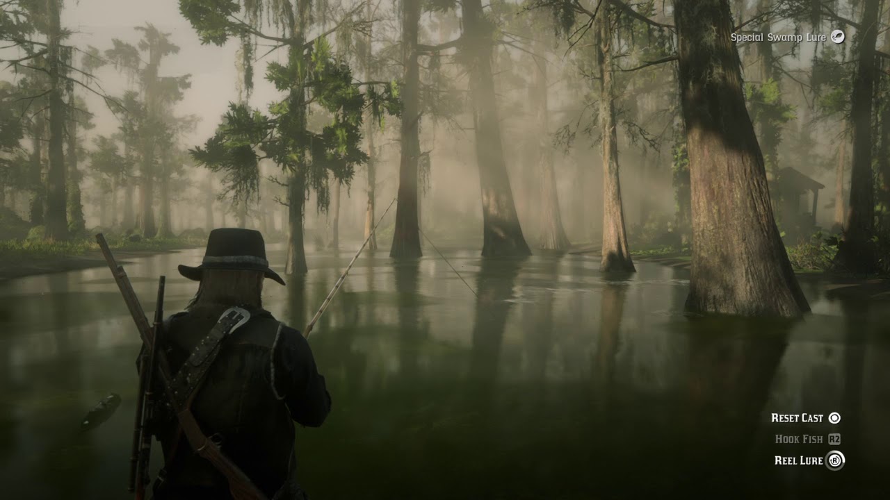 Red Dead Redemption 2 Fish locations guide: Longnose gar - YouTube