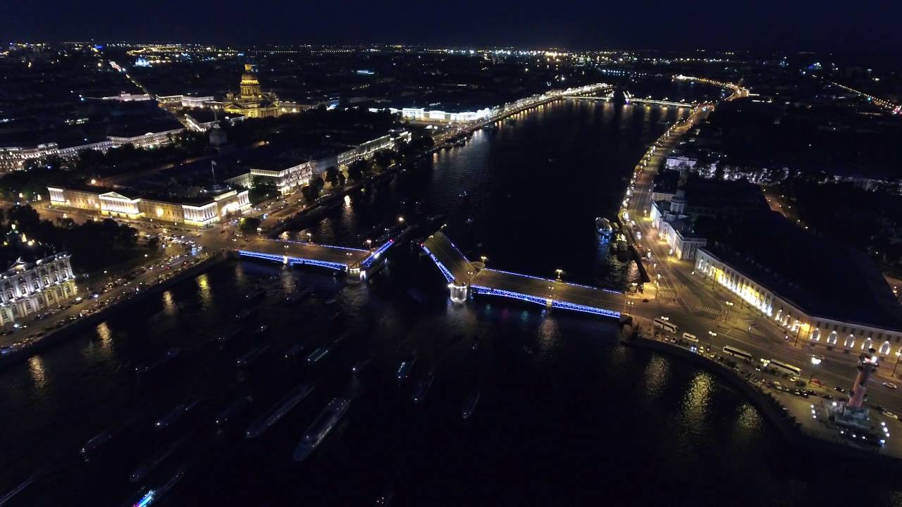 Saint Petersburg night :: DJI Phantom 4 - YouTube