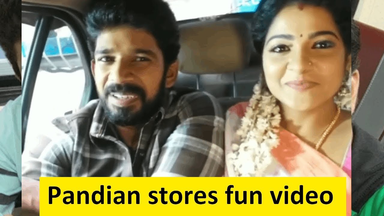 Pandian stores family fun video | kathir | mullai | kumaran | vj chitra ...