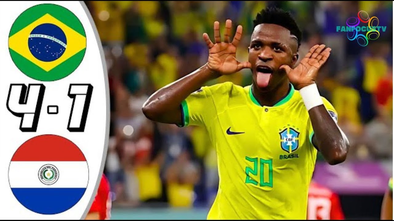 Paraguay vs Brazil | Copa America 2024 | Full Match Highlights | 1-4 ...