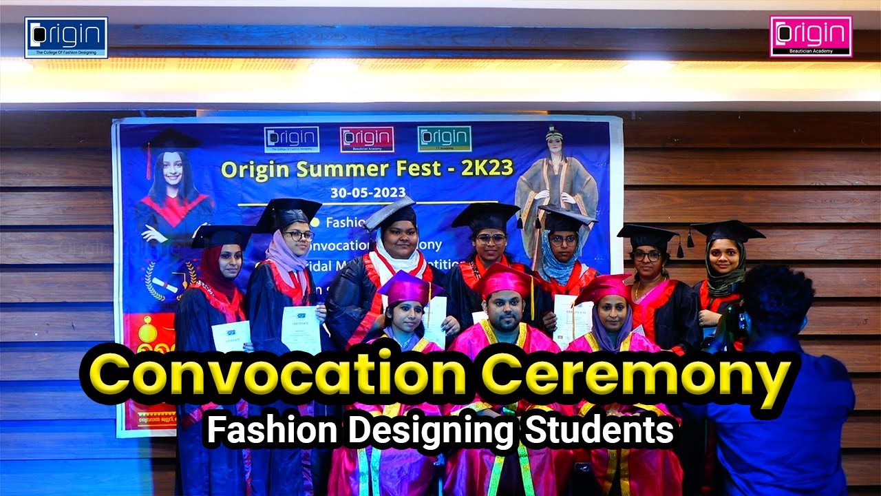 convocation ceremony | origin college chemmad 2023 | Fashion designing ...