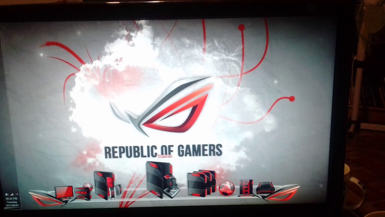 Windows 7 Asus ROG mod - YouTube