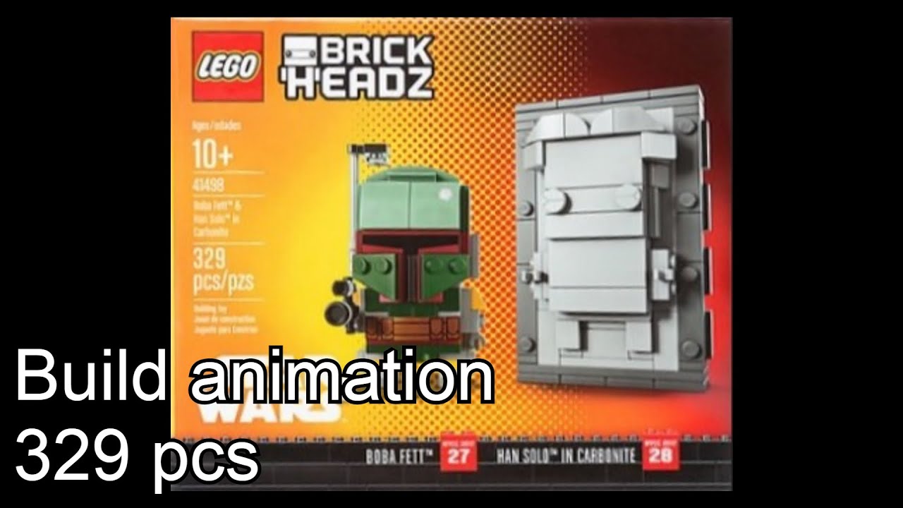 LEGO SET: 41498 - BOBA FETT & HAN SOLO IN CARBONITE [2017] - YouTube