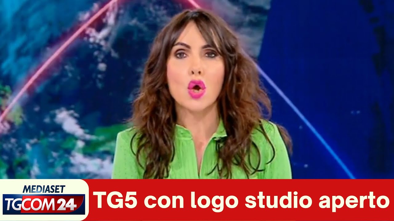 problemi tecnici | tg5 con logo studio aperto (1/2) - YouTube
