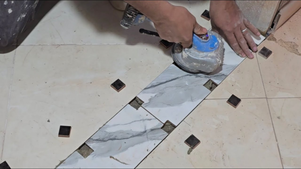 Important details for installing a room door threshold with tiles - YouTube